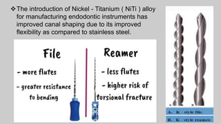 Root canal treatment - instruments jaiakshs | PPTX