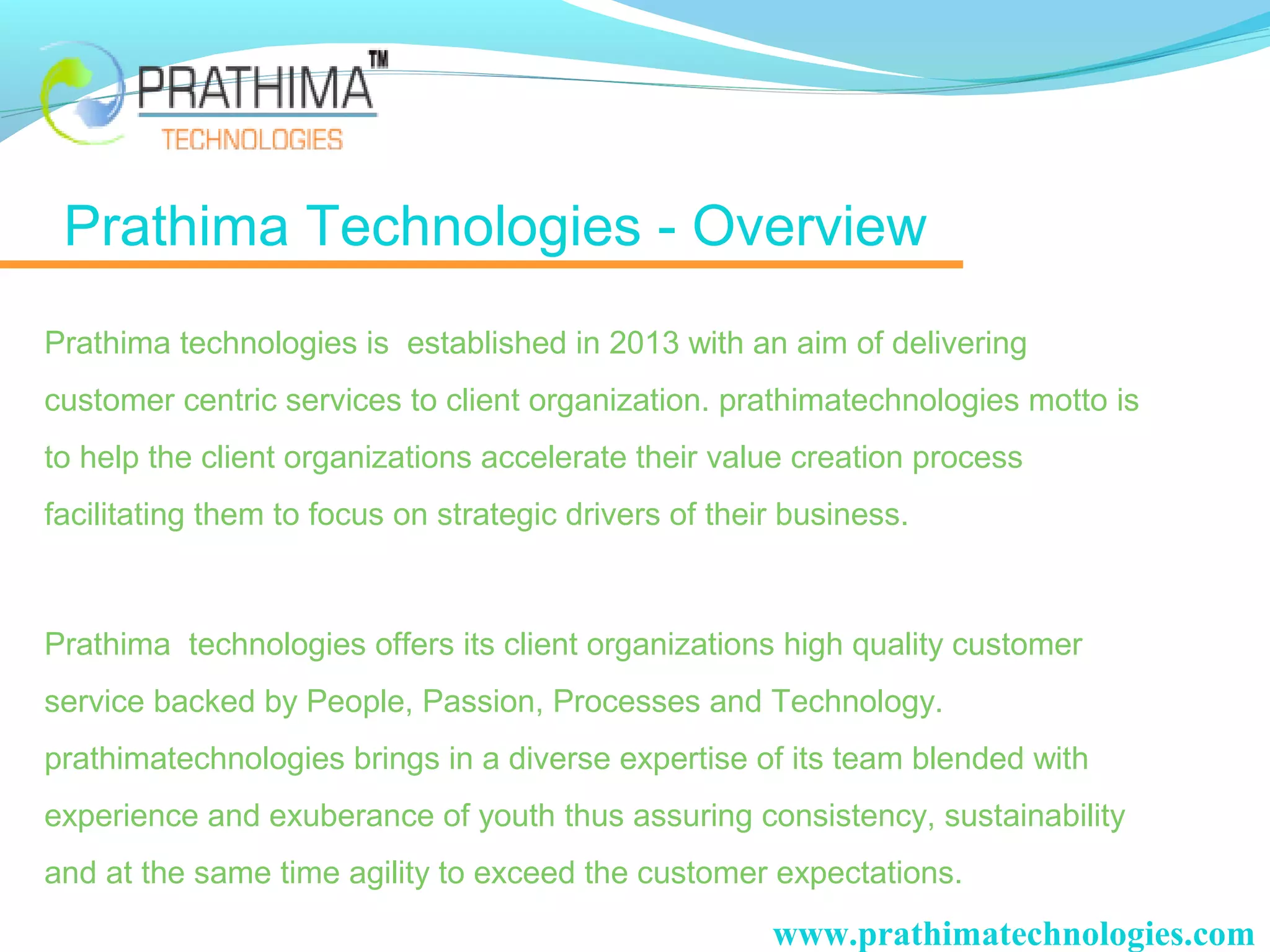 Prathima technologies | PPT