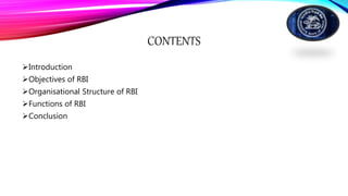 RESERVE BANK OF INDIA AND ITS FUNCTIONS BY P. SAI PRATHYUSHA | PPTX