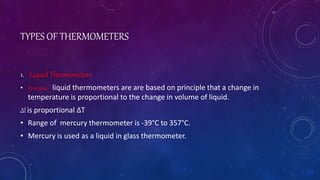 Pratibha ppt on thermometry | PPT