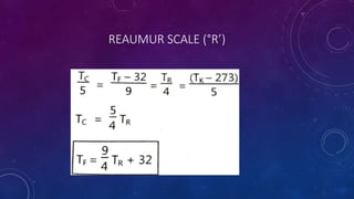 Pratibha ppt on thermometry | PPTX
