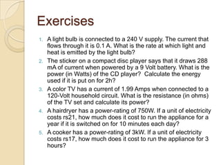 Pratical electricity | PPTX