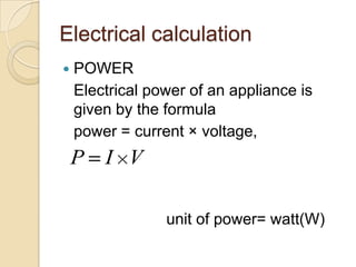 Pratical electricity | PPTX