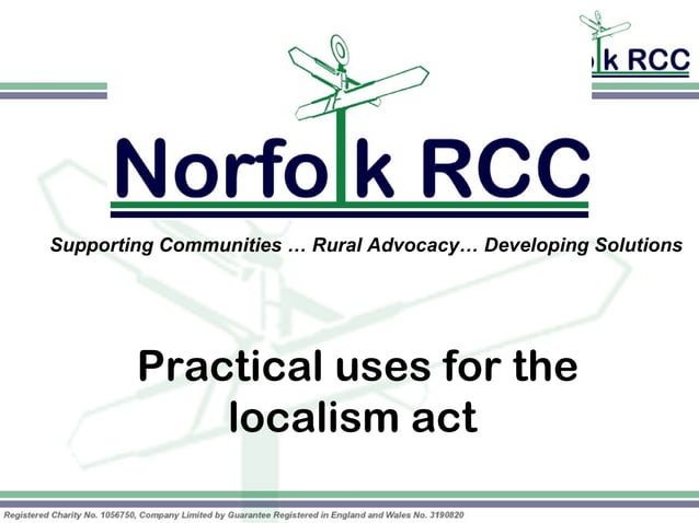 Pratical uses for the Localism Act | PPT | Developmental Sites | Real ...