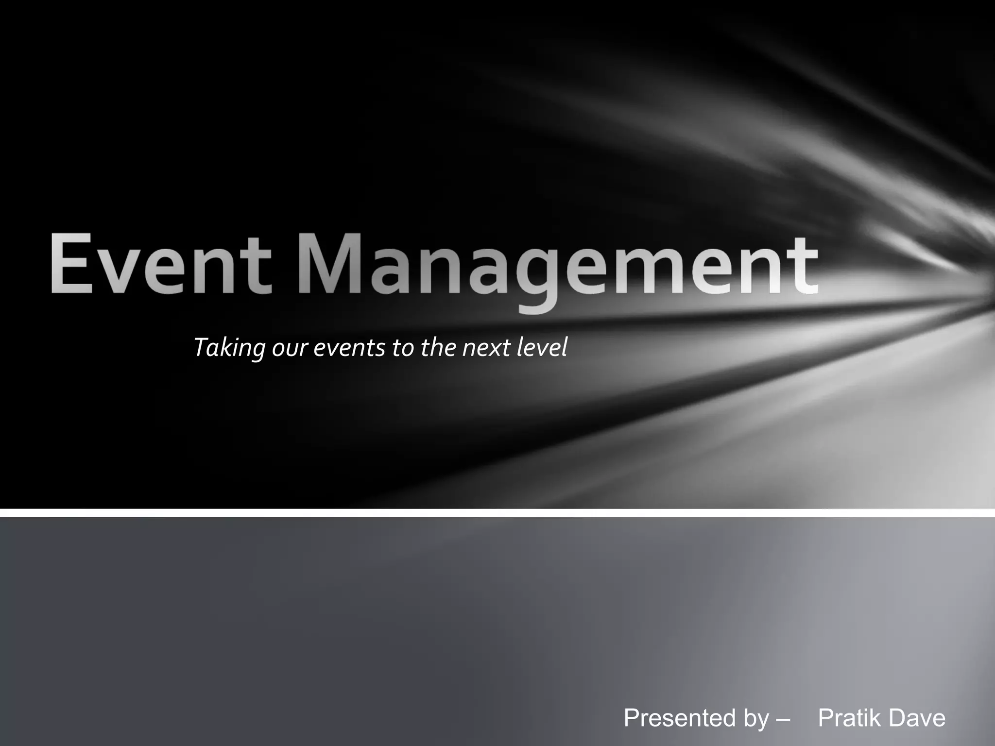 college event managment system | PPT