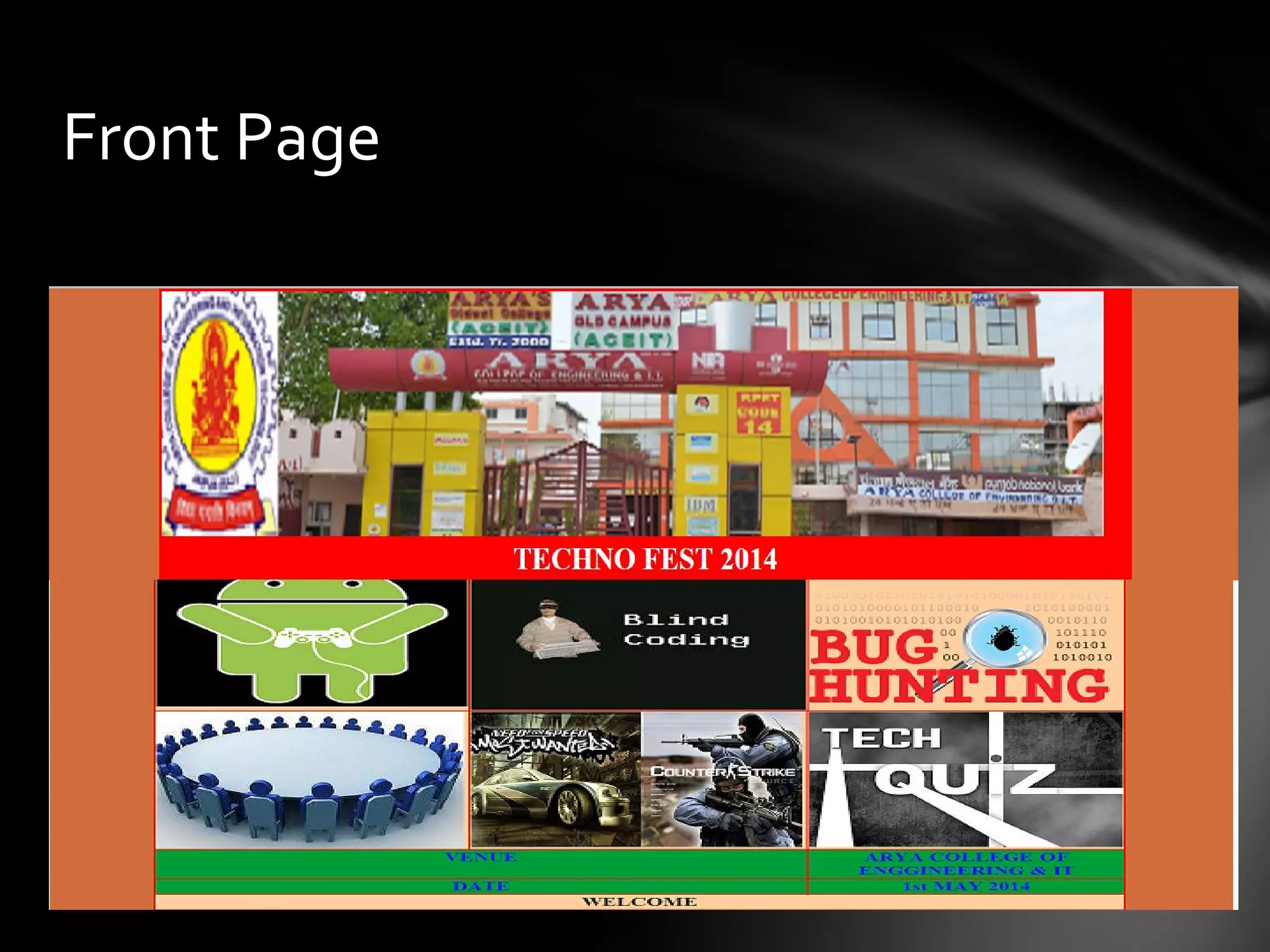 college event managment system | PPT