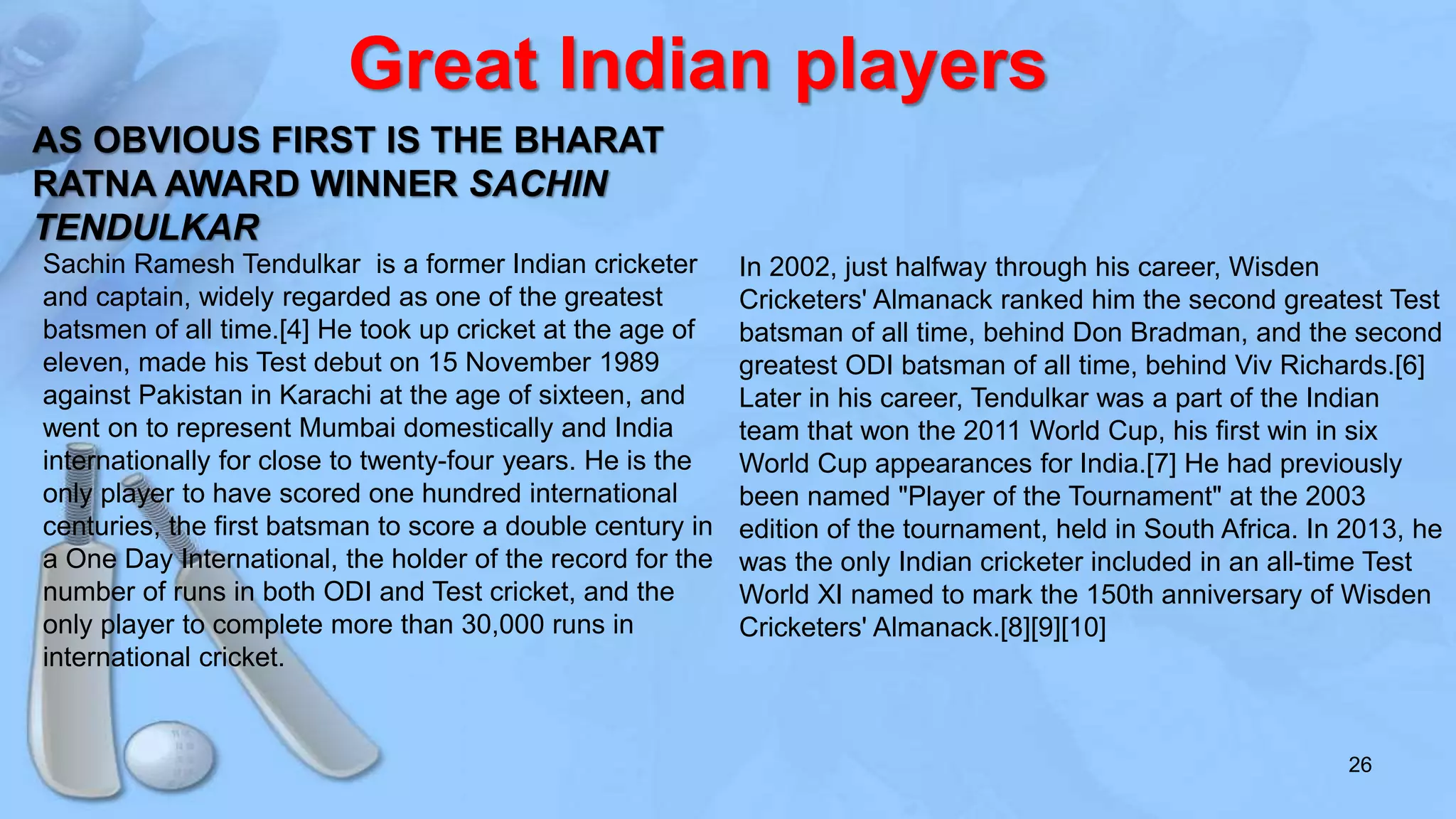 Introduction to the Game of Cricket | PDF