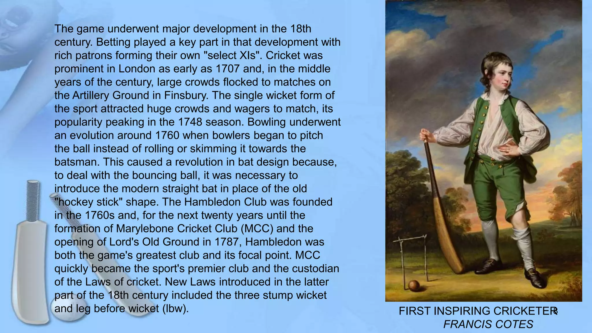Introduction to the Game of Cricket | PDF