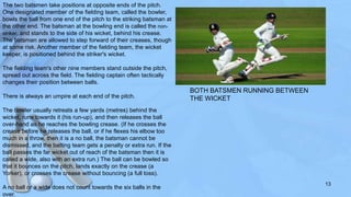 Introduction to the Game of Cricket | PDF