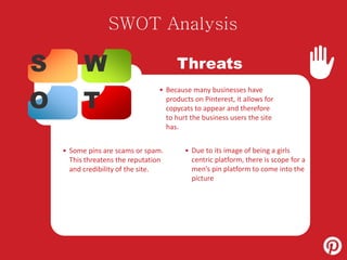 Pinterest SWOT Analysis | PPTX