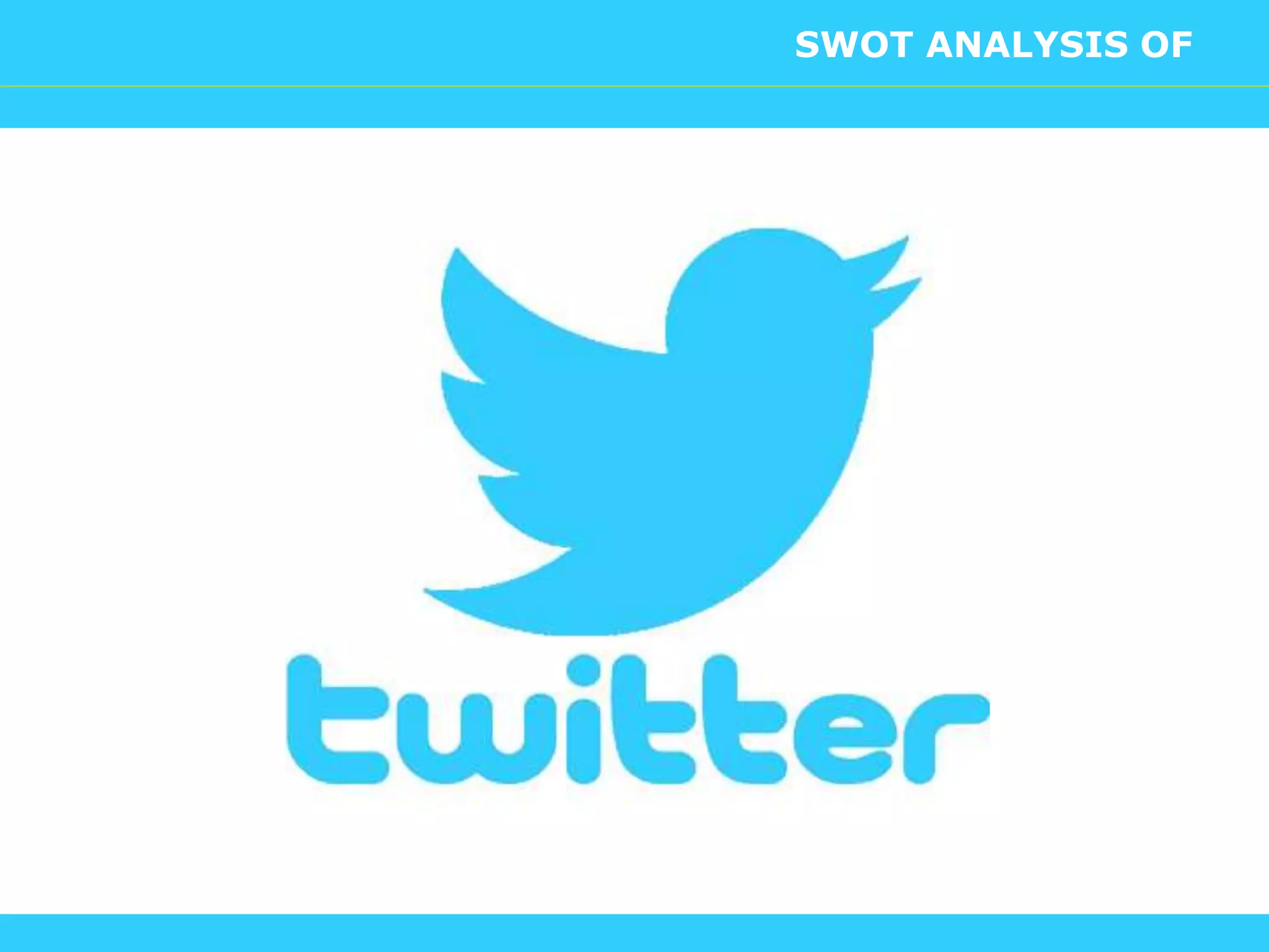 Twitter SWOT Analysis | PPTX
