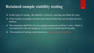 ICH Guideline for Drug Stability | PPT