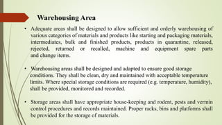 pratik ghive cGMP According to schedule M | PPTX