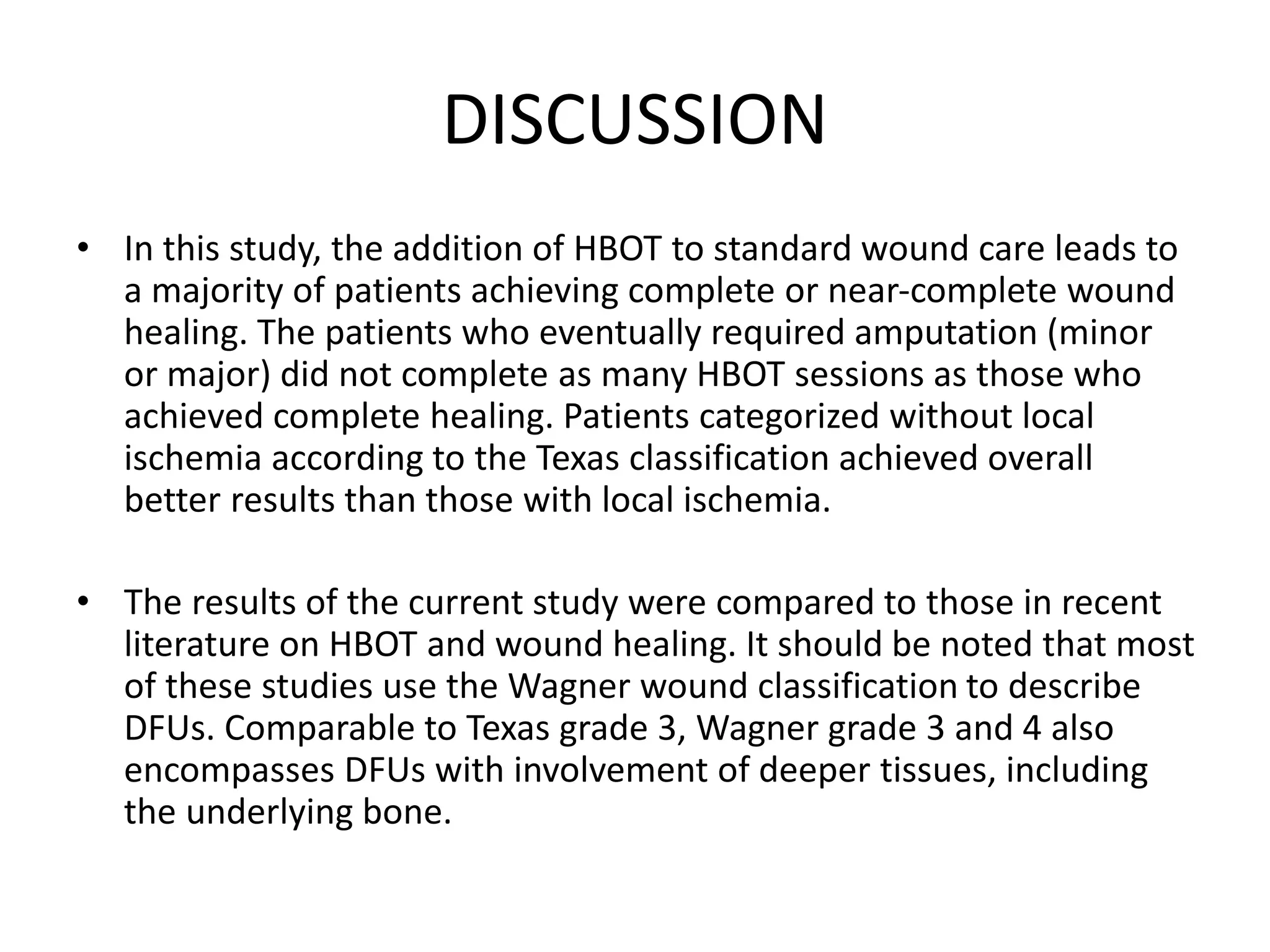 Hyperbaric oxygen therapy for wound management | PPTX