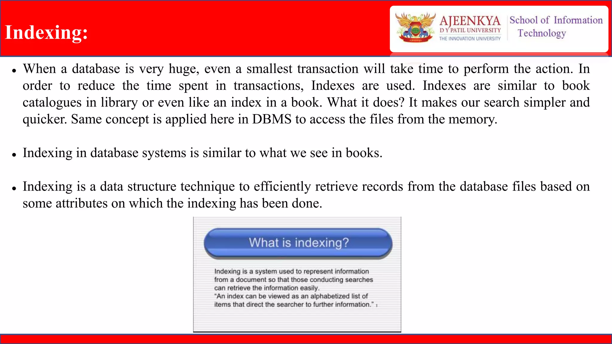overview of storage and indexing BY-Pratik kadam | PPTX