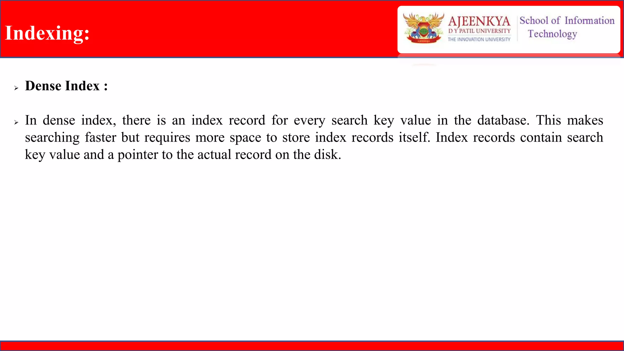 overview of storage and indexing BY-Pratik kadam | PPTX