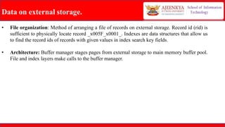 overview of storage and indexing BY-Pratik kadam | PPTX