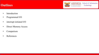 Modes of data transfer.computer architecture. | PPTX