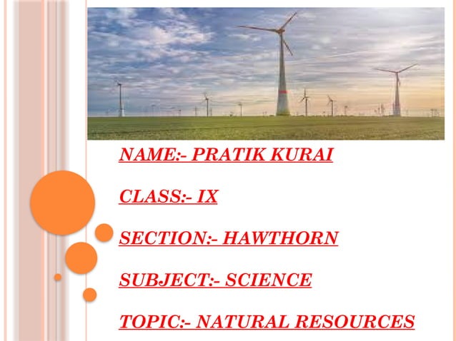 Presentation on natural resources .pptx