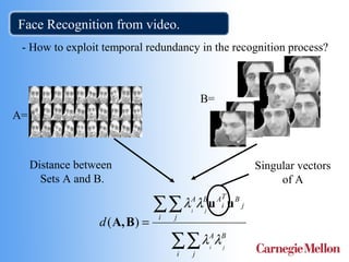 Face recog - slideshare | PPT
