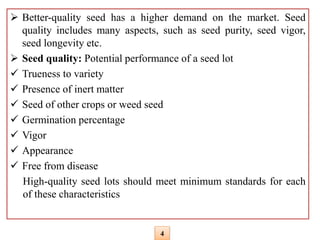 Minimize seed deterioration during it’s storage of orthodox or ...