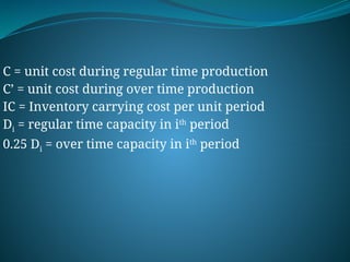 Mathematical model to Inventory Mnangement | PPT