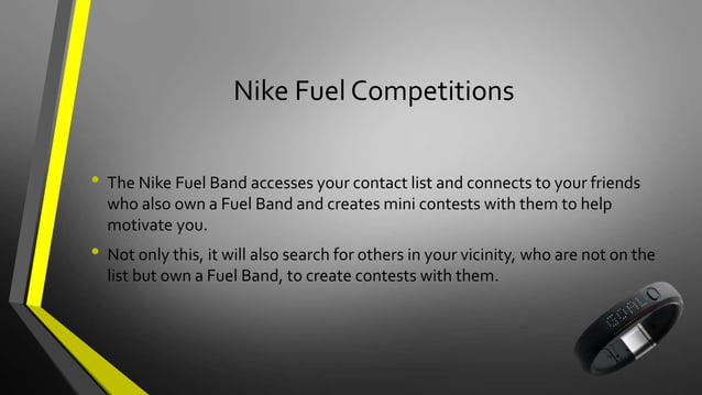 The Nike Fuel Band | PPT
