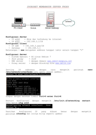 Pratikum proxy 3tkj | PDF