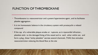 Peptidomimetics "chemistry of prostaglandin,thromboxane,leukoterine | PPTX