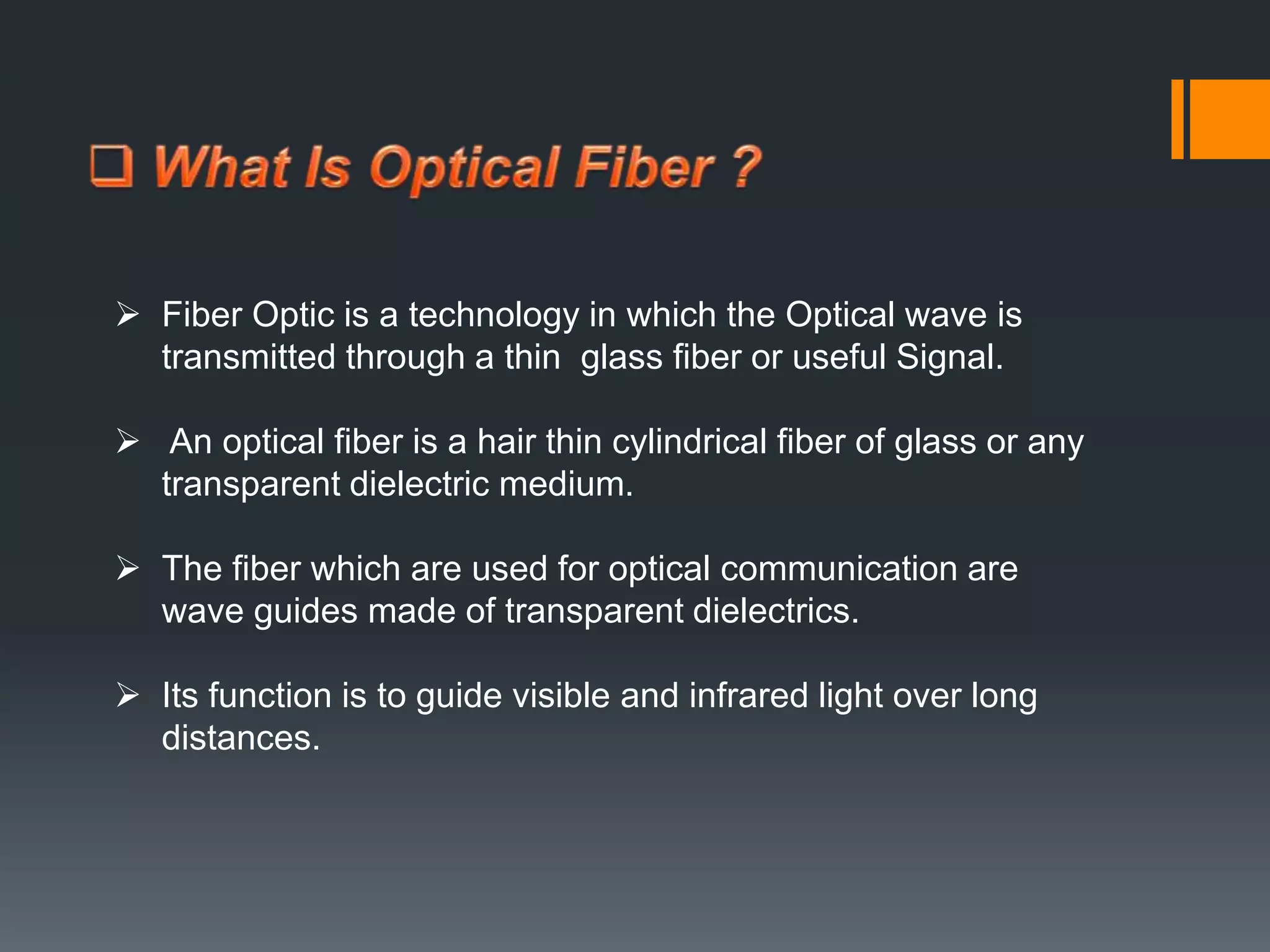Fiber optic communication By Pratimesh pathak | PPTX