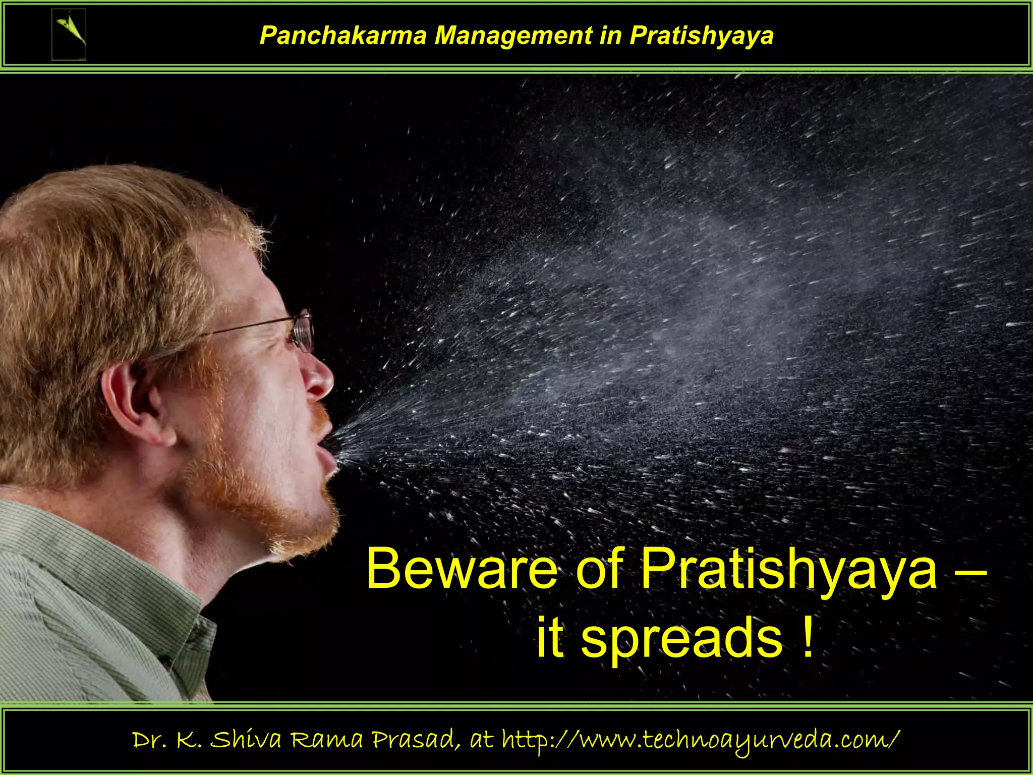 Pratishyaya -Nasya ksr | PDF