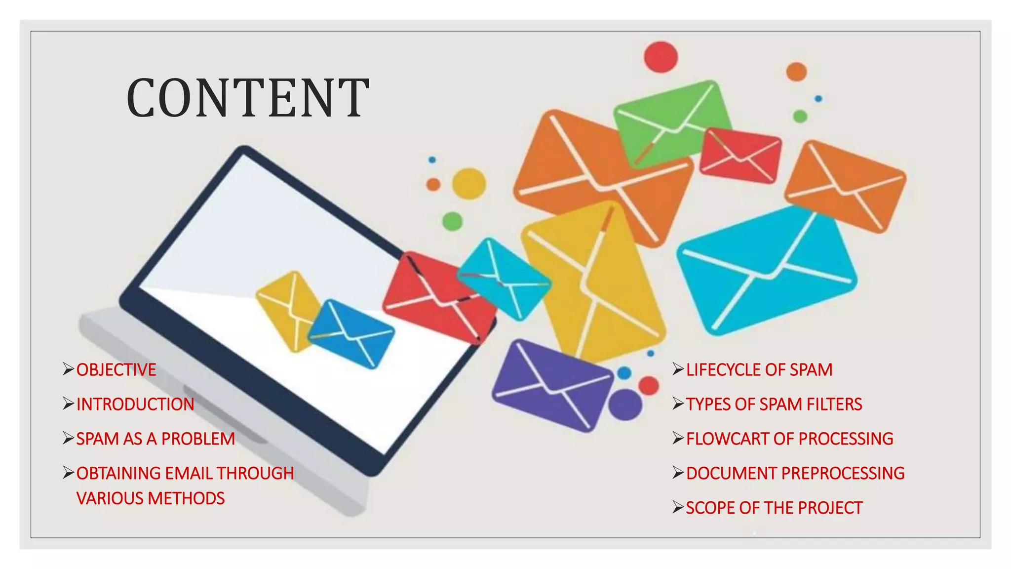 Email spam detection | PPTX