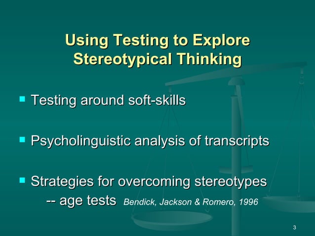 Testing for Employment Discrimination | PPT