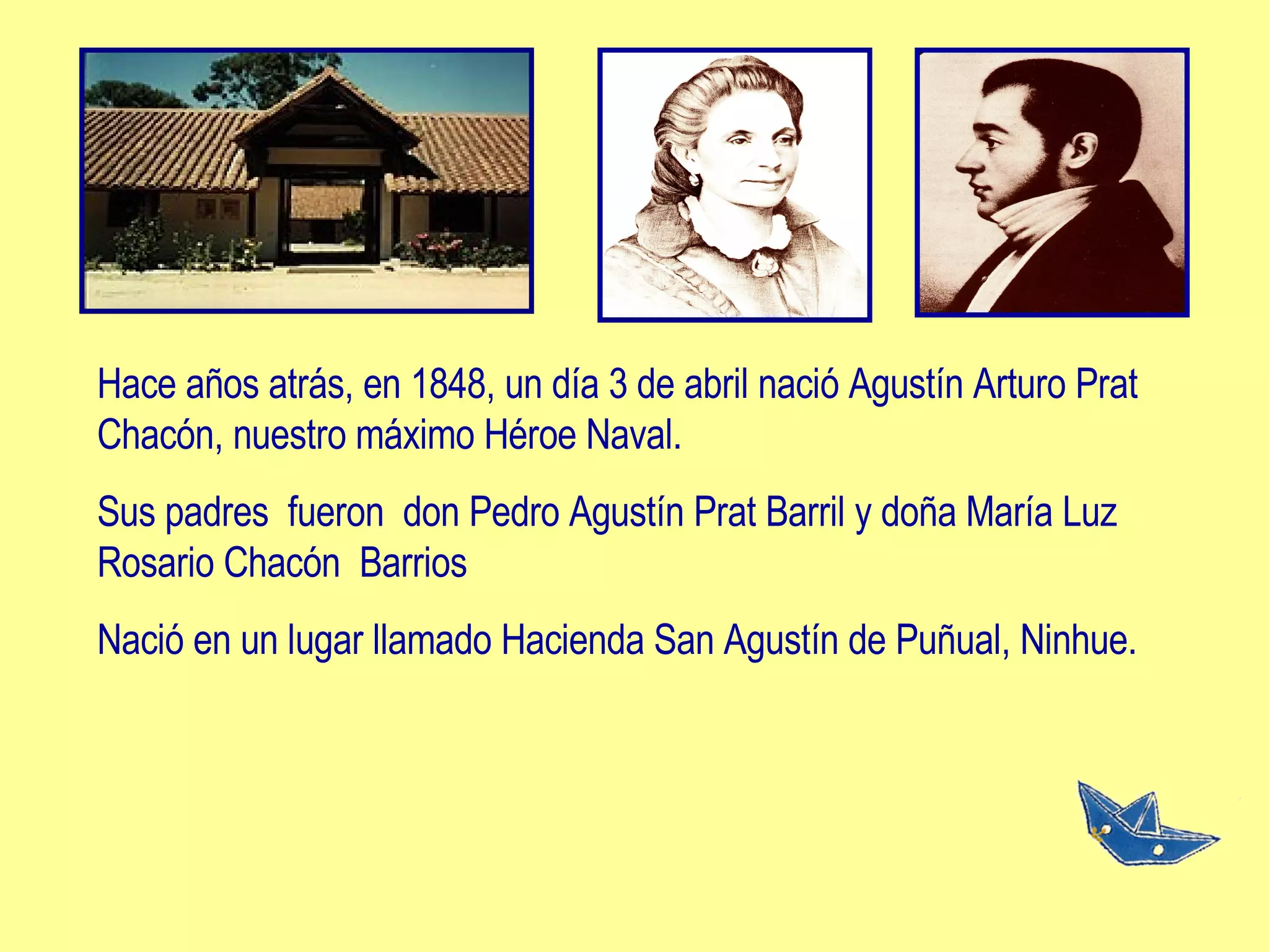 Presentación Arturo Prat Chacón para niños | PPT