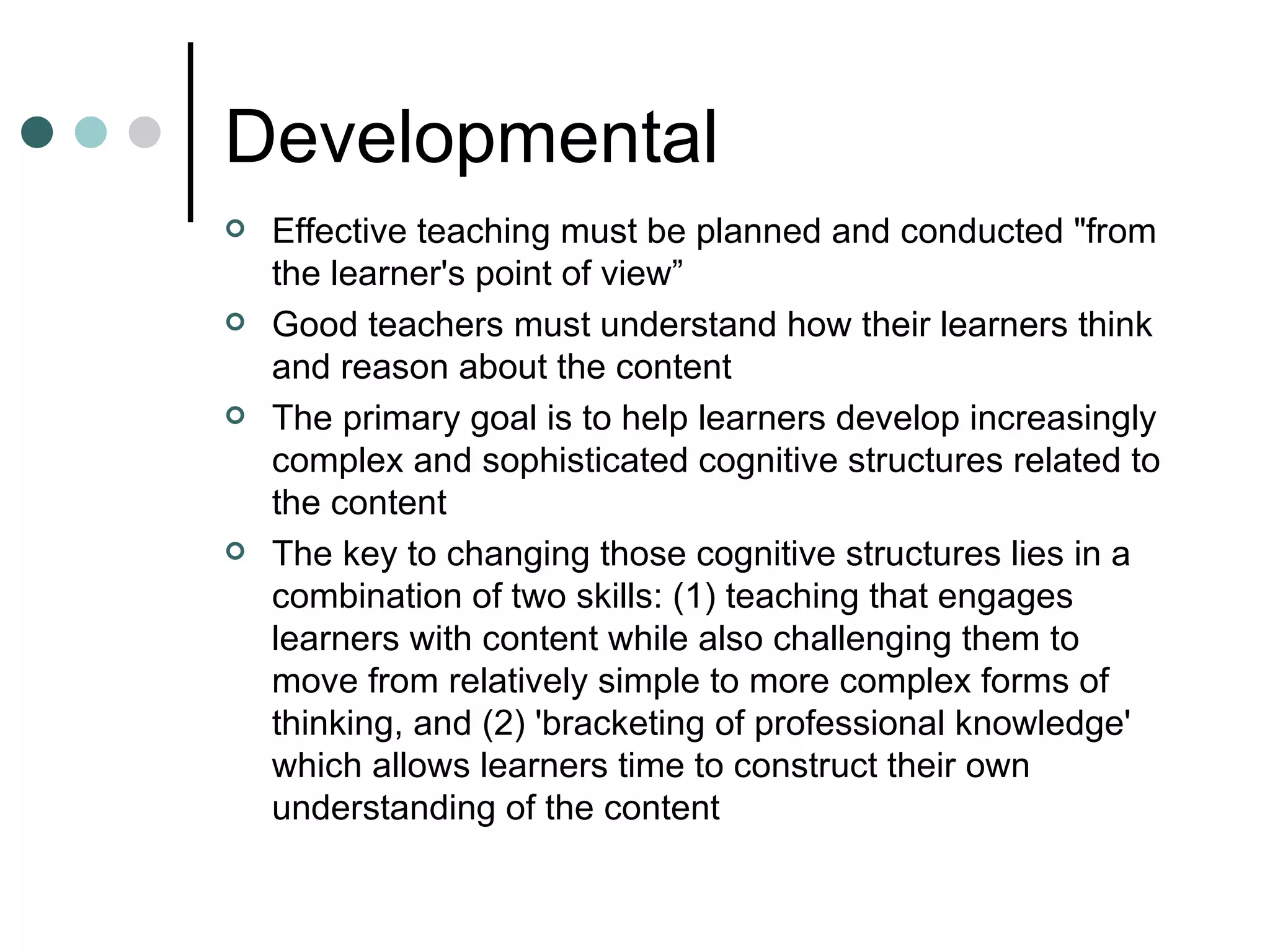 Pratt 5 Teaching Perspectives | PPT