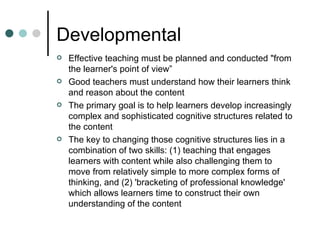 Pratt 5 Teaching Perspectives | PPT