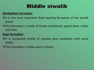Siwalik Supergroup | PPTX