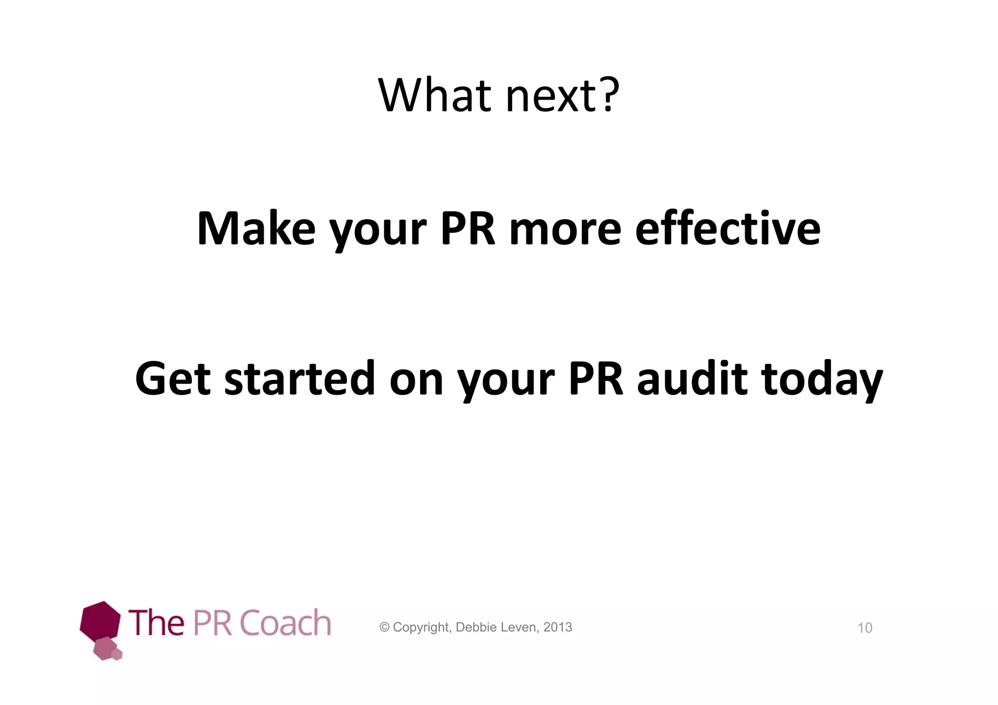PR audit template | PDF