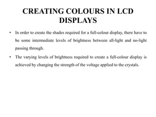 IPS(In Plane Switching) technology | PPTX