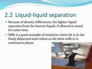 mechanical seperation in food | PPTX