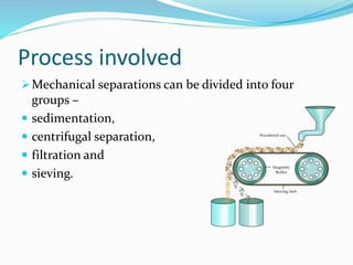 Mechanical Separation