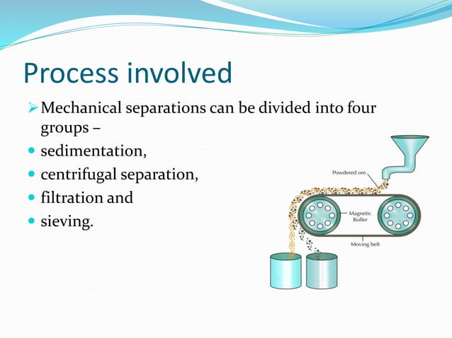 mechanical seperation in food | PPTX | Chemistry | Science