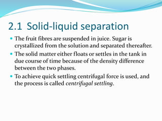 mechanical seperation in food | PPTX