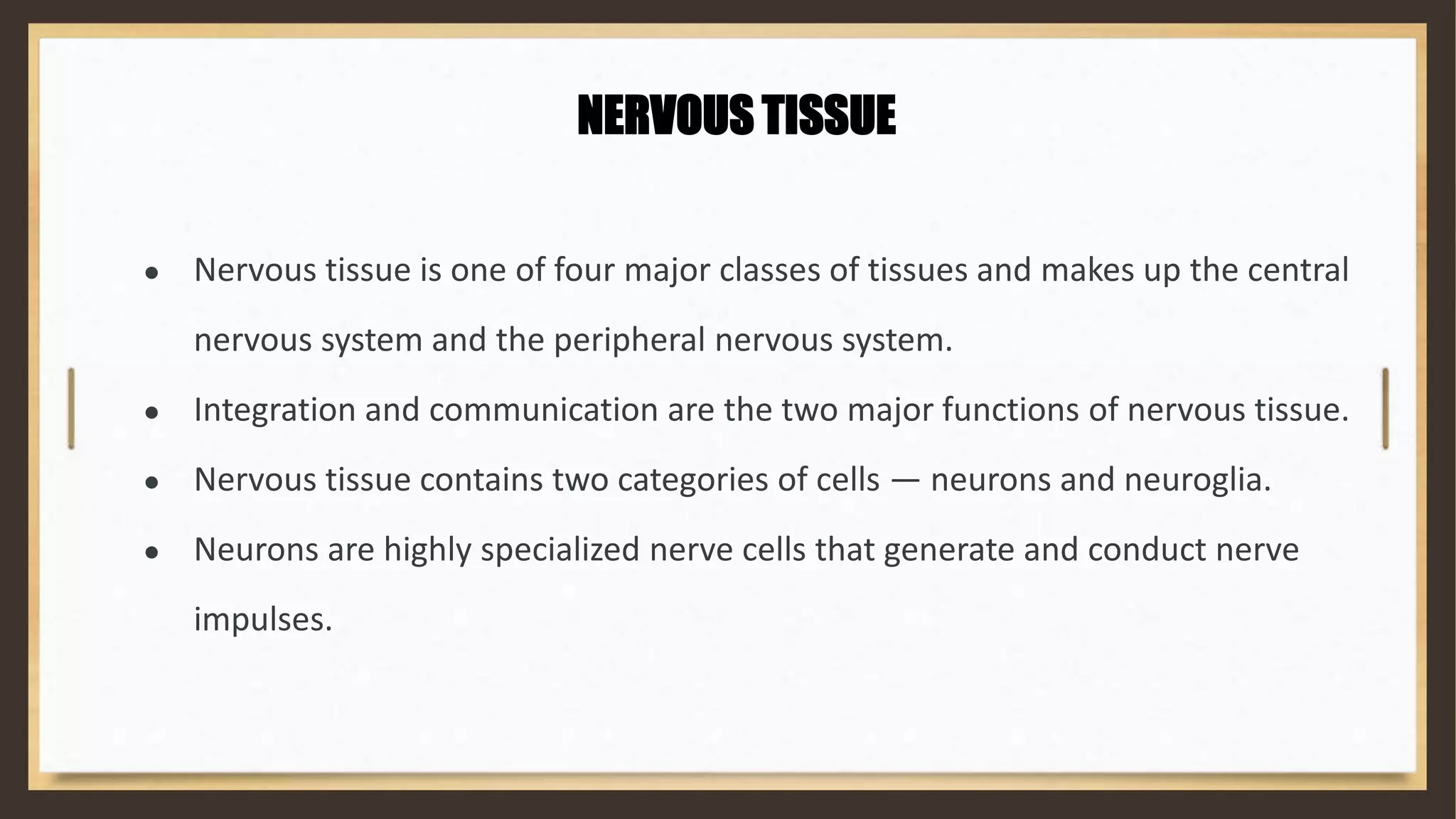 TISSUE CLASSIFICATION | PPTX