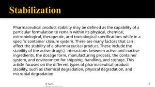 Pretreatment and stabilization of biomass | PPTX