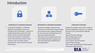 Password Management System: Enhancing Security and Efficiency | PPTX