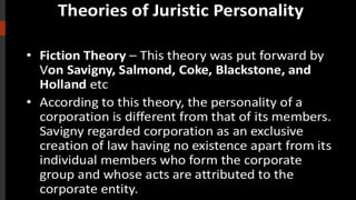 legal personality | PPTX