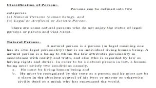 legal personality | PPTX