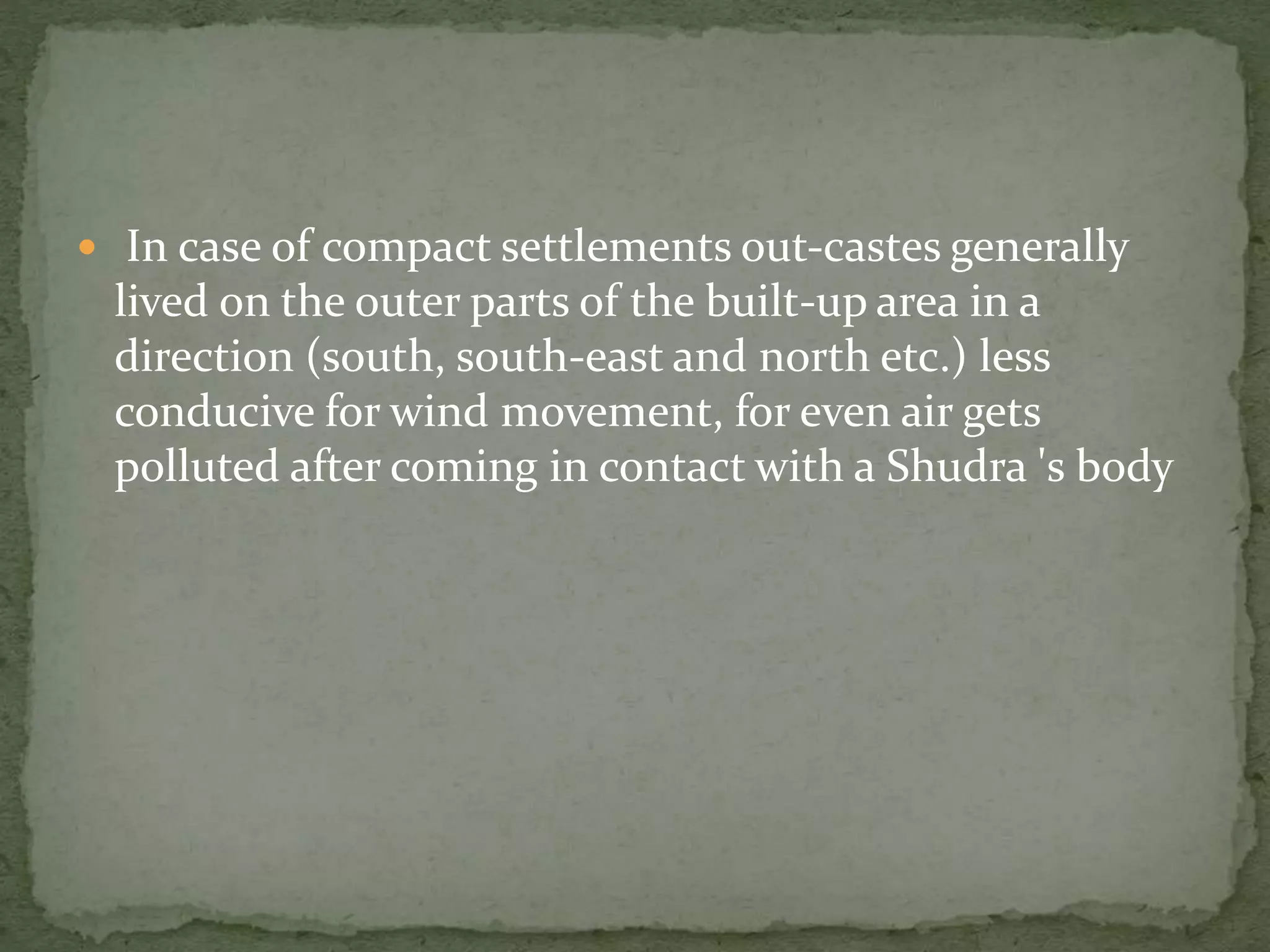 MORPHOLOGY OF RURAL SETTLEMENTS | PPTX