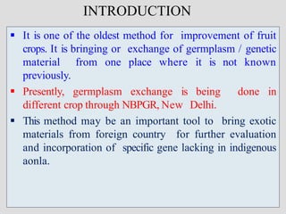 Crop improvement and recent advances in Anola | PPTX